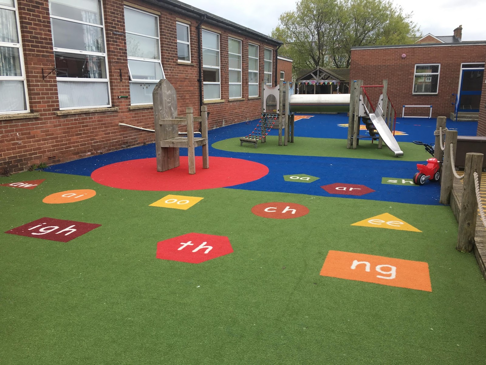 Educational Play In Colour - School Playground Transformation